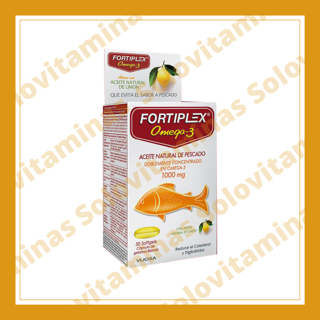 Fortiplex Omega 3 50 Softgels - Solo Vitaminas