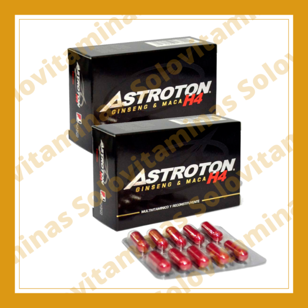 ASTROTON H4 con Ginseng & Maca DÚO PACK - Solo Vitaminas