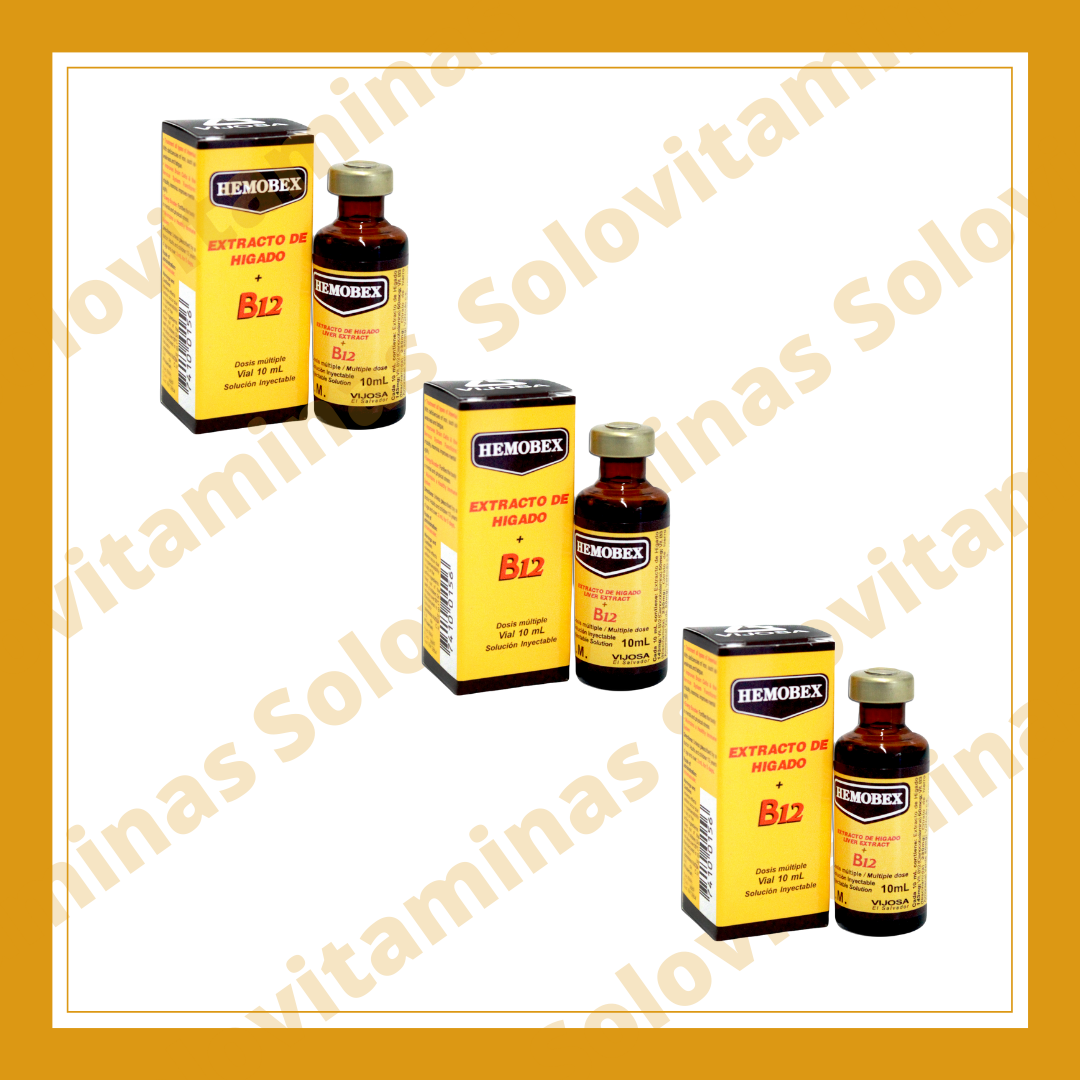 Fortiplex Vial 10ml Pack (Inyecciones) Solo Vitaminas, 50% OFF