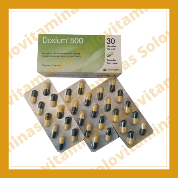 Doxium 500mg 30 Cápsulas - Solo Vitaminas