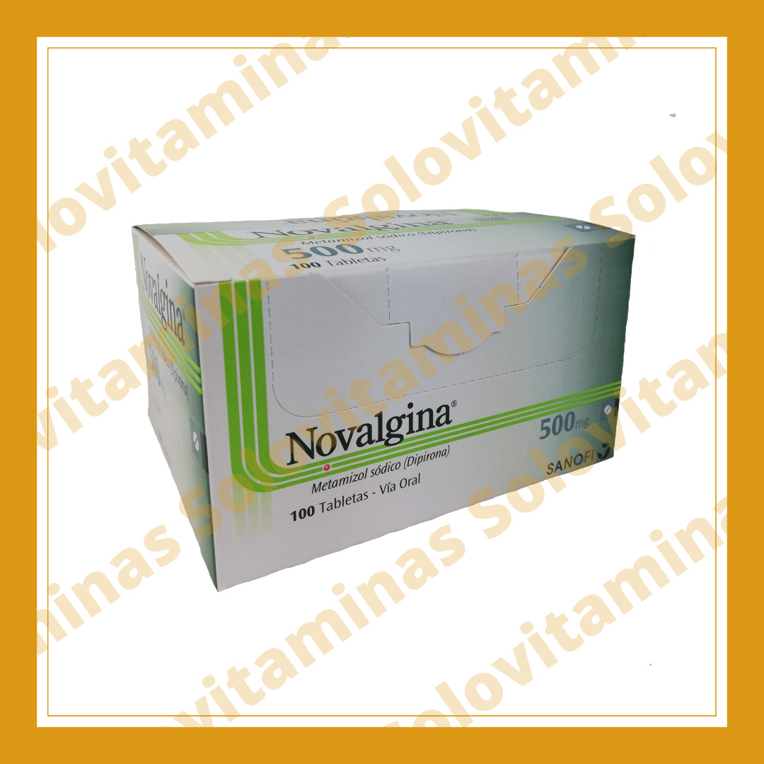 Novalgina 100 Tabletas - Solo Vitaminas