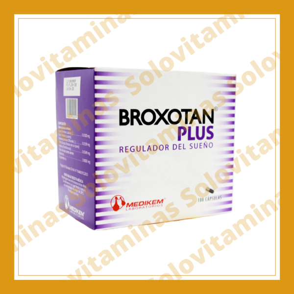 BROXOTAN PLUS 100 Cápsulas - Solo Vitaminas