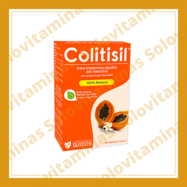 Colitisil 48 Tabletas - Solo Vitaminas