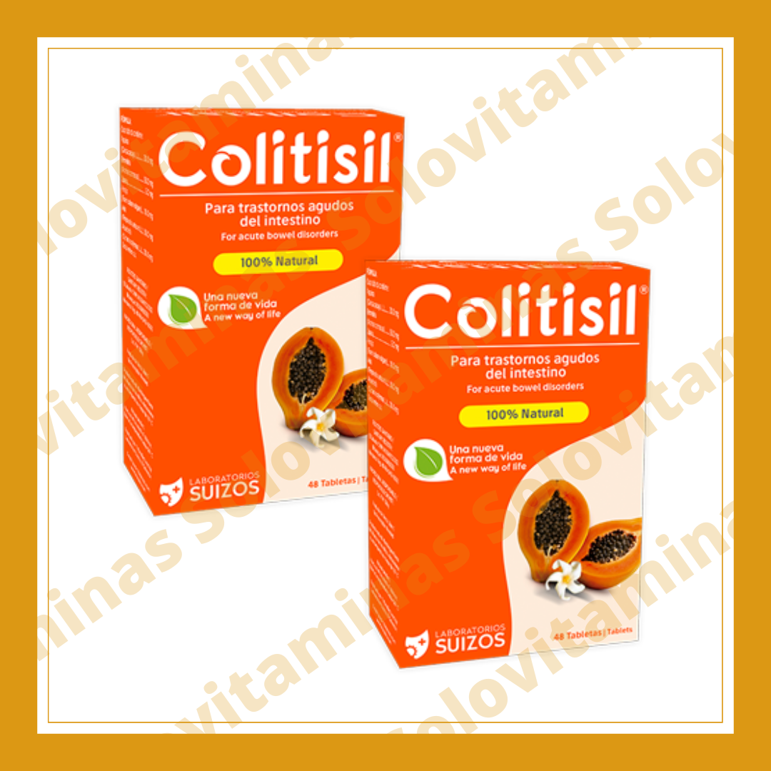 Colitisil 48 Tabletas 2 PACK - Solo Vitaminas