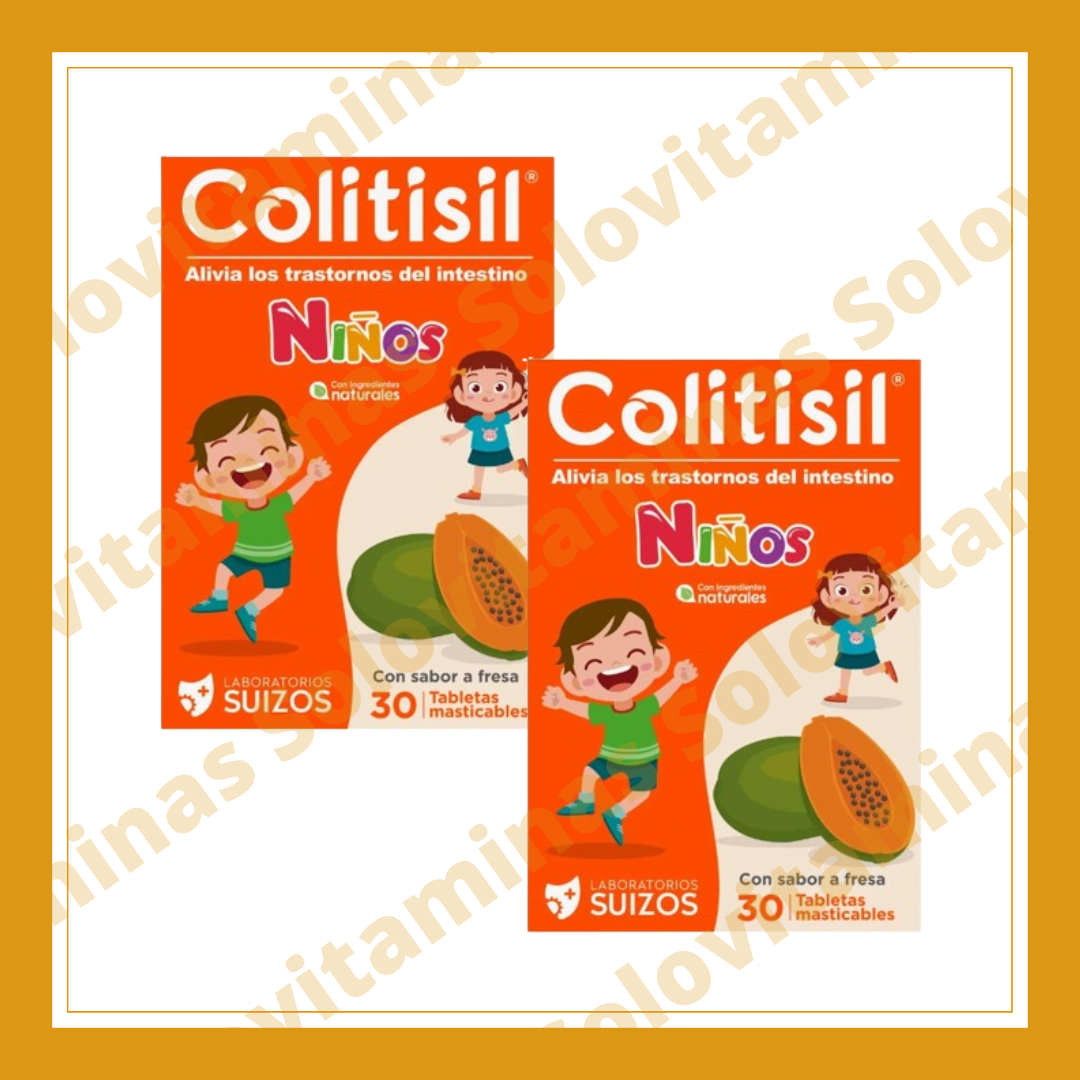 Colitisil Niños 48 Tabletas 2 PACK - Solo Vitaminas