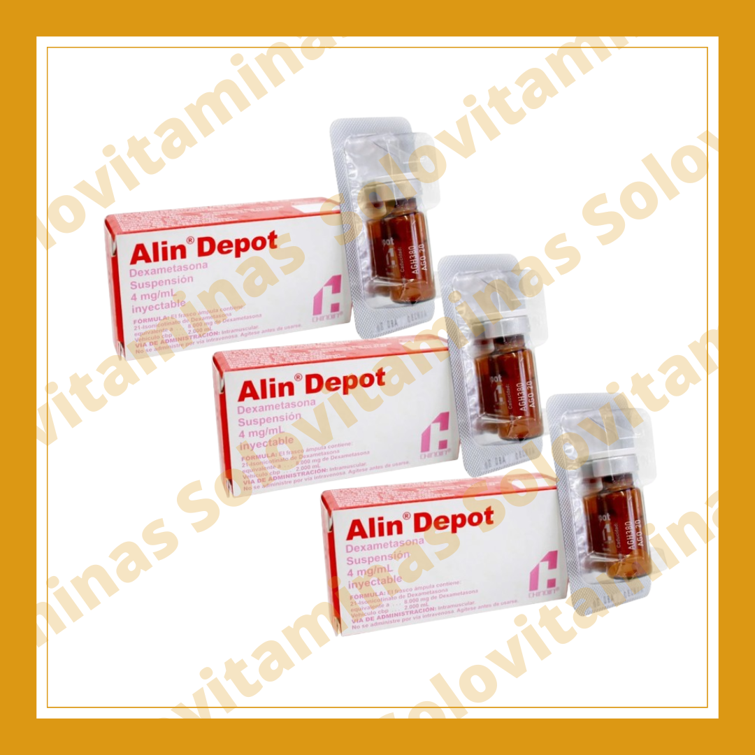 ALIN DEPOT 4mg/ml Inyectable 1 Ampolla 2ml 3 PACK - Solo Vitaminas