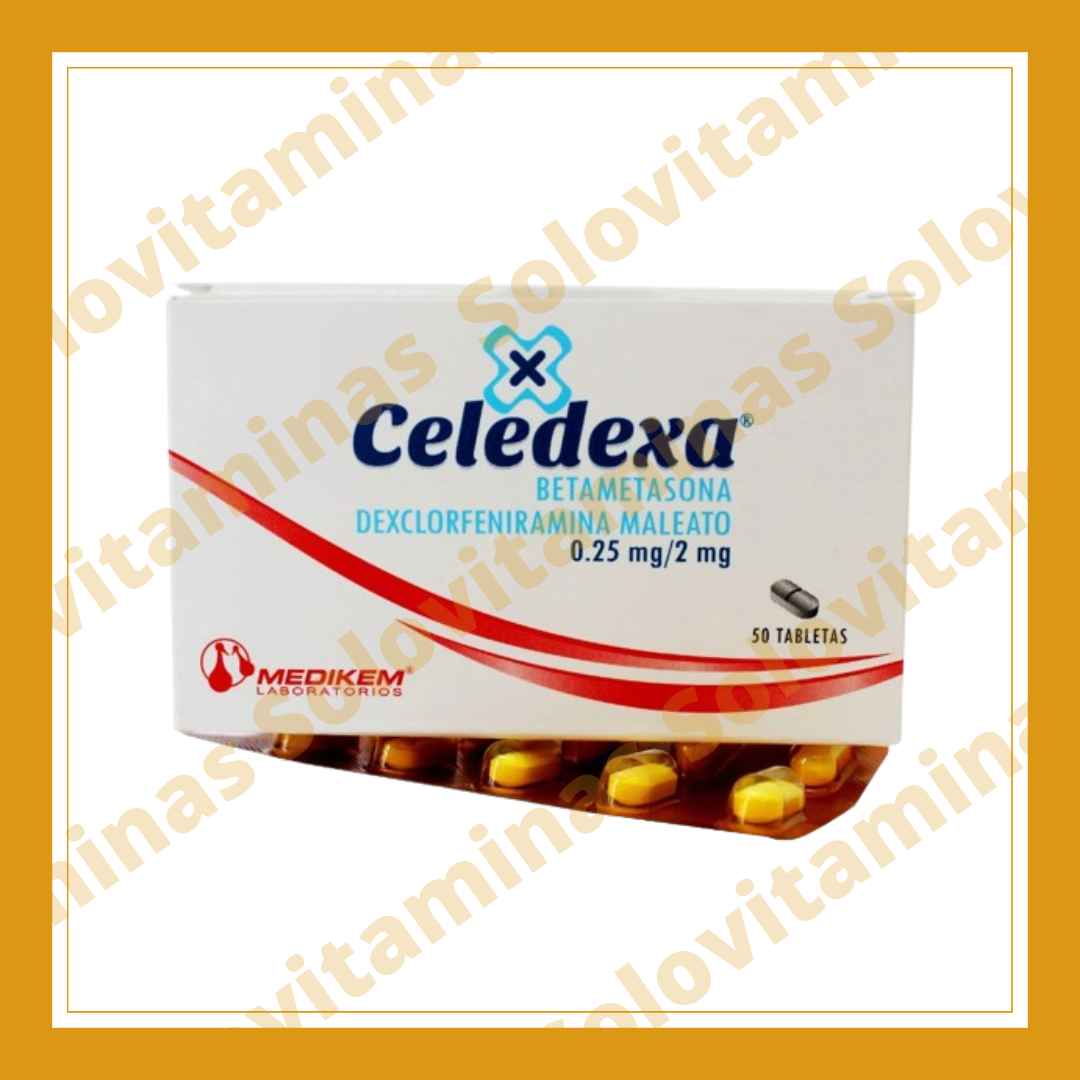 CELEDEXA 50 Tabletas - Solo Vitaminas