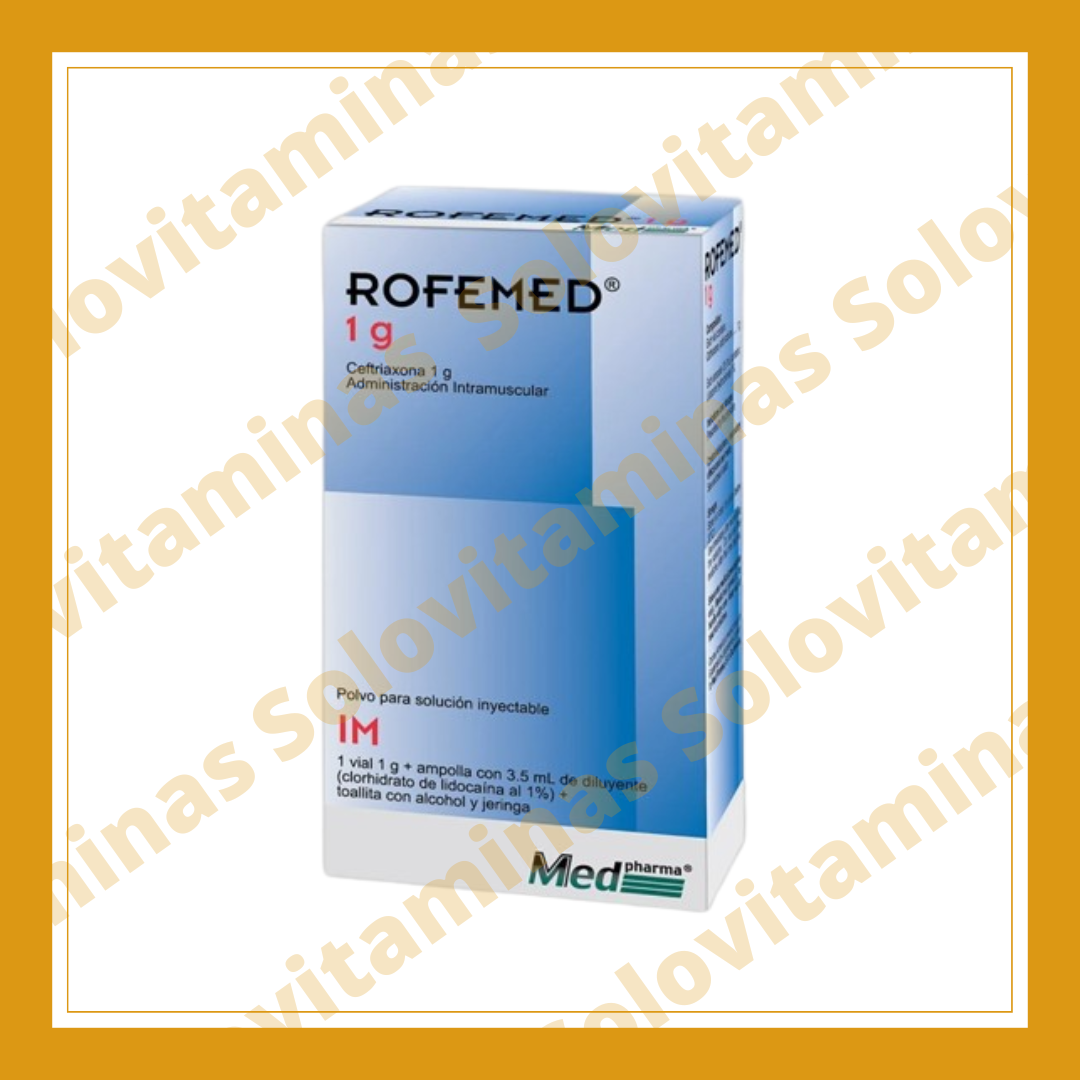 ROFEMED 1G Inyectable I.M. Ampolla 3.5ml 3 PACK - Solo Vitaminas