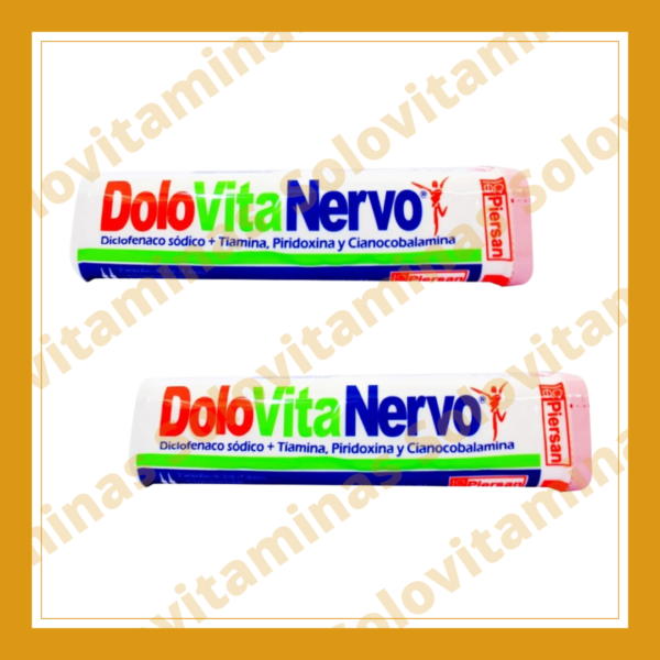 DOLO-VITANERVO Inyectable - 2 Ampollas (2 DOSIS) - Solo Vitaminas