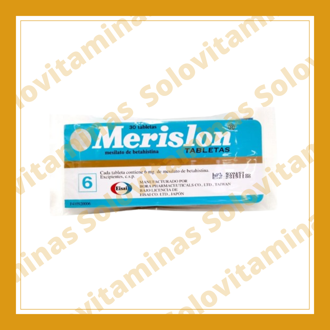 MERISLON 30 Tabletas - Solo Vitaminas